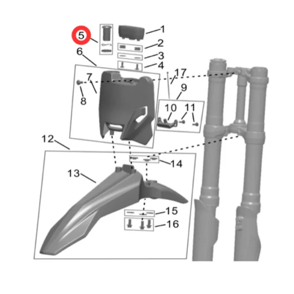 Hyper Bee Key Switch/Ignition - surron parts