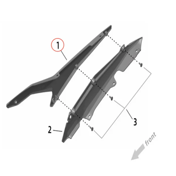 Ultra Bee Frame Shroud (Right) - surron parts
