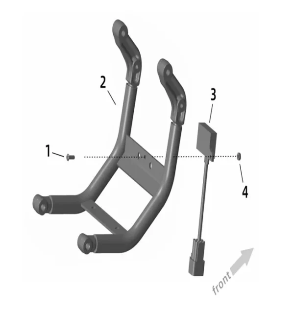 Ultra Bee Lower Frame Support Bracket - surron parts
